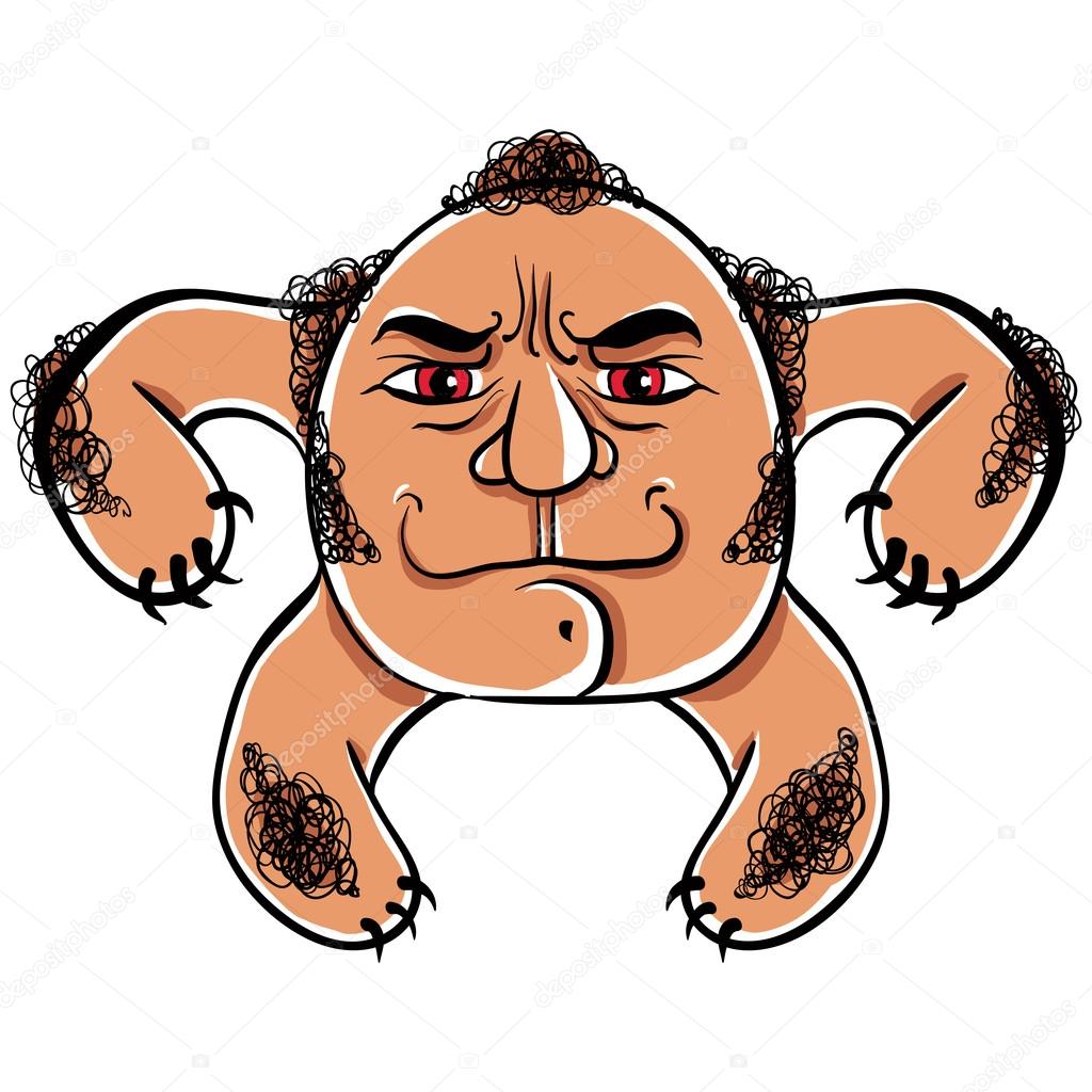 Awkward Cartoon Face