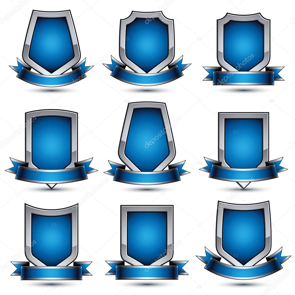 Collection of heraldic icons Stock Vector Image by ©Ostapiusangelp ...