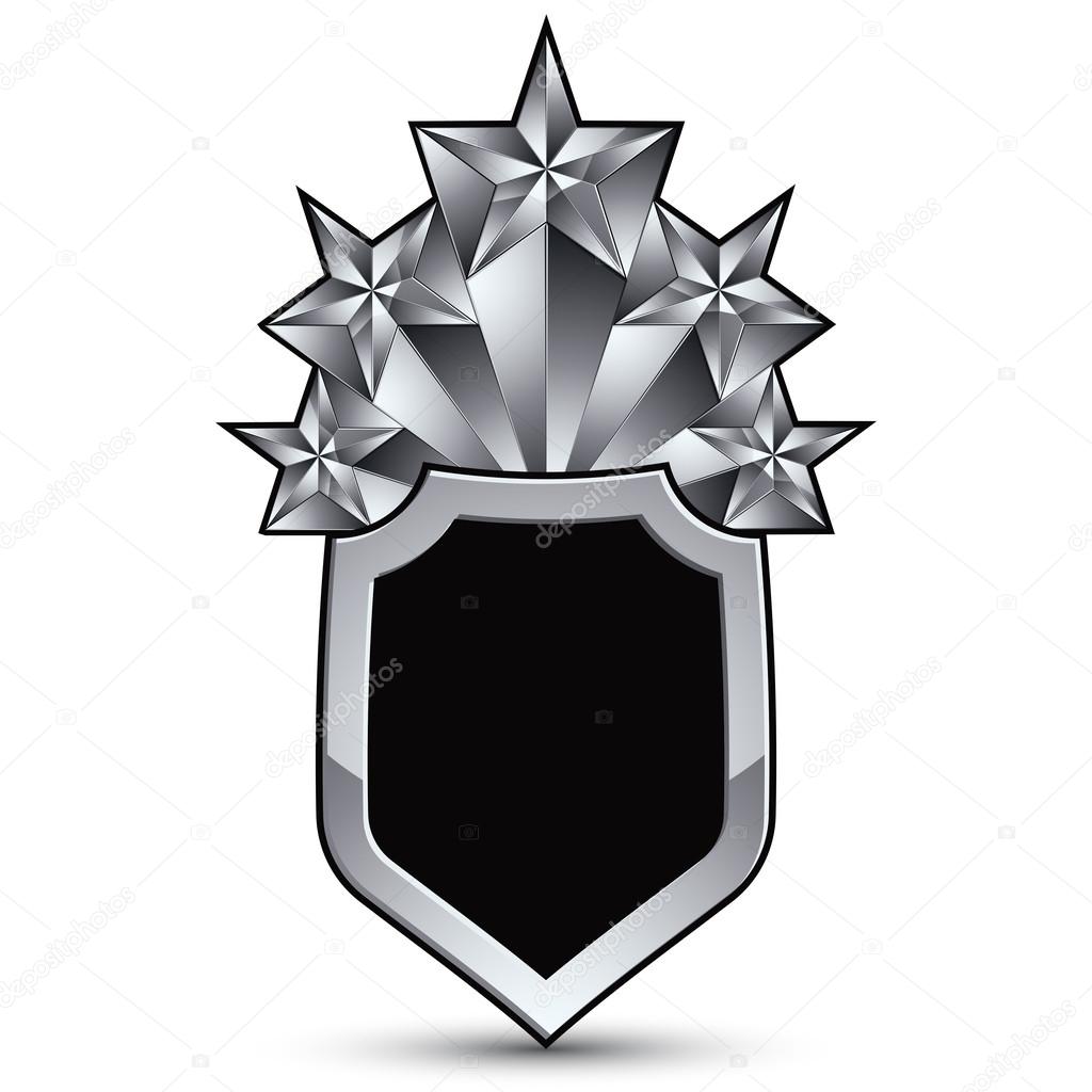 Sophisticated blazon with stars Stock Vector Image by ©Ostapius #66334197