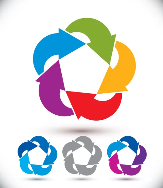 Infinite loop arrows symbols Stock Vector by ©Ostapius 65426835