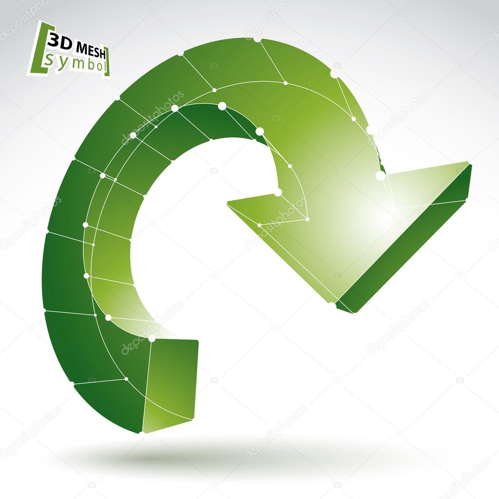 3d mesh update sign Stock Vector by ©Ostapius 68226969