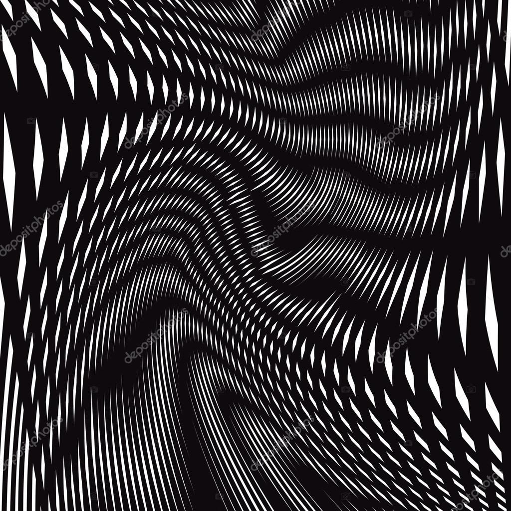 Moire pattern, monochrome background Stock Vector Image by ©Ostapius ...