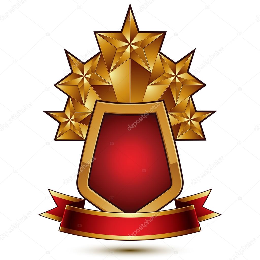 Classic royal shield symbol Stock Vector by ©Ostapius 69891403