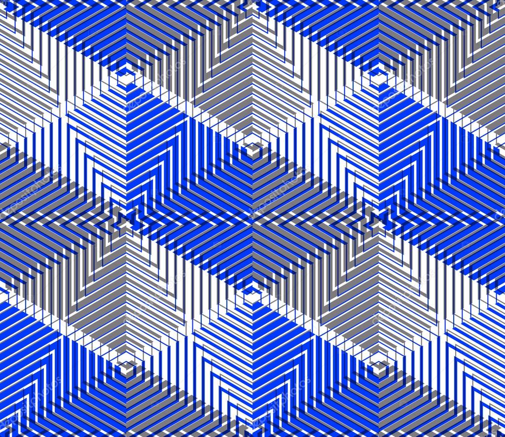 Three-dimensional repeated pattern Stock Vector by ©Ostapius 75185809