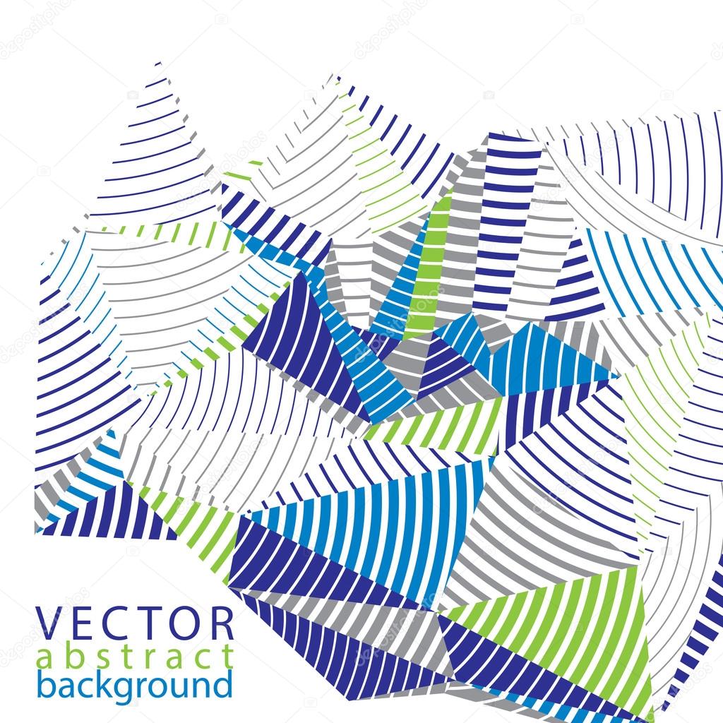 3D modern striped background Stock Vector by ©Ostapius 75187249