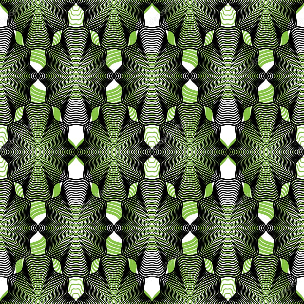 Continuous pattern with graphic lines Stock Vector Image by ©Ostapius ...