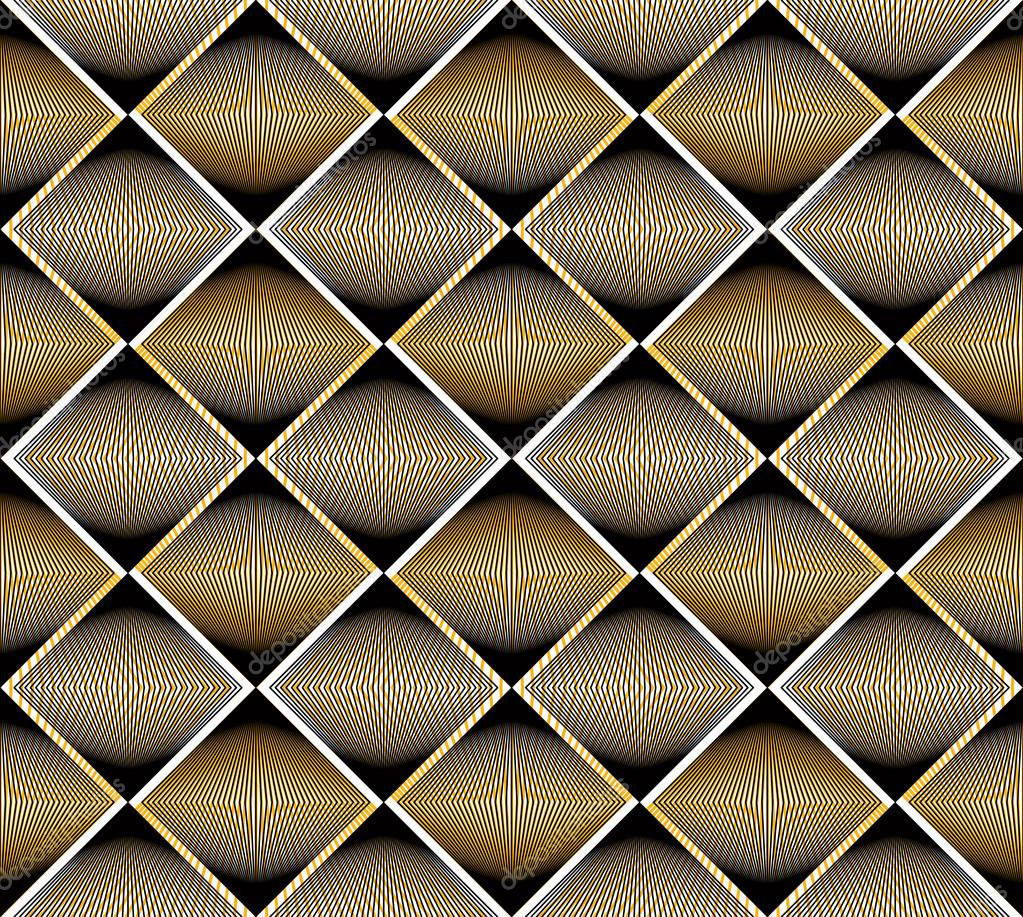 Continuous pattern with graphic lines Stock Vector Image by ©Ostapius ...