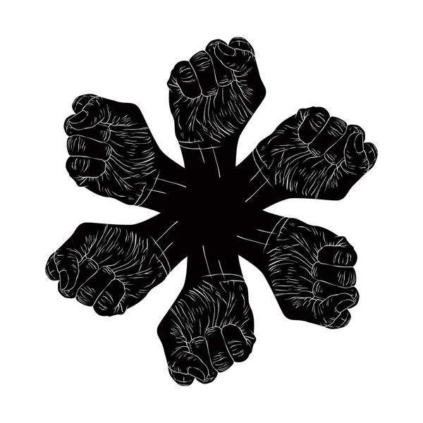 Six fingers hand, Royalty-free Six fingers hand Vector Images ...