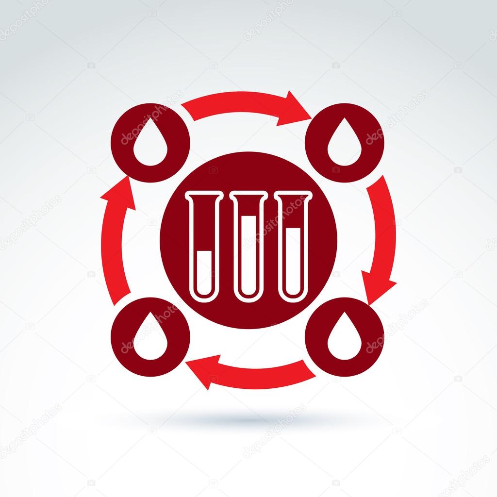 Donor blood and Circulatory system icon Stock Vector Image by ©Ostapius ...