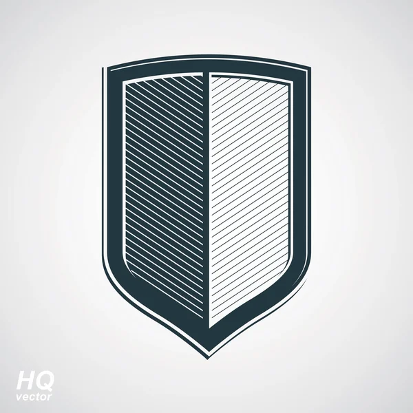 Grayscale defense shield Stock Vector Image by ©Ostapiusangelp #86920634