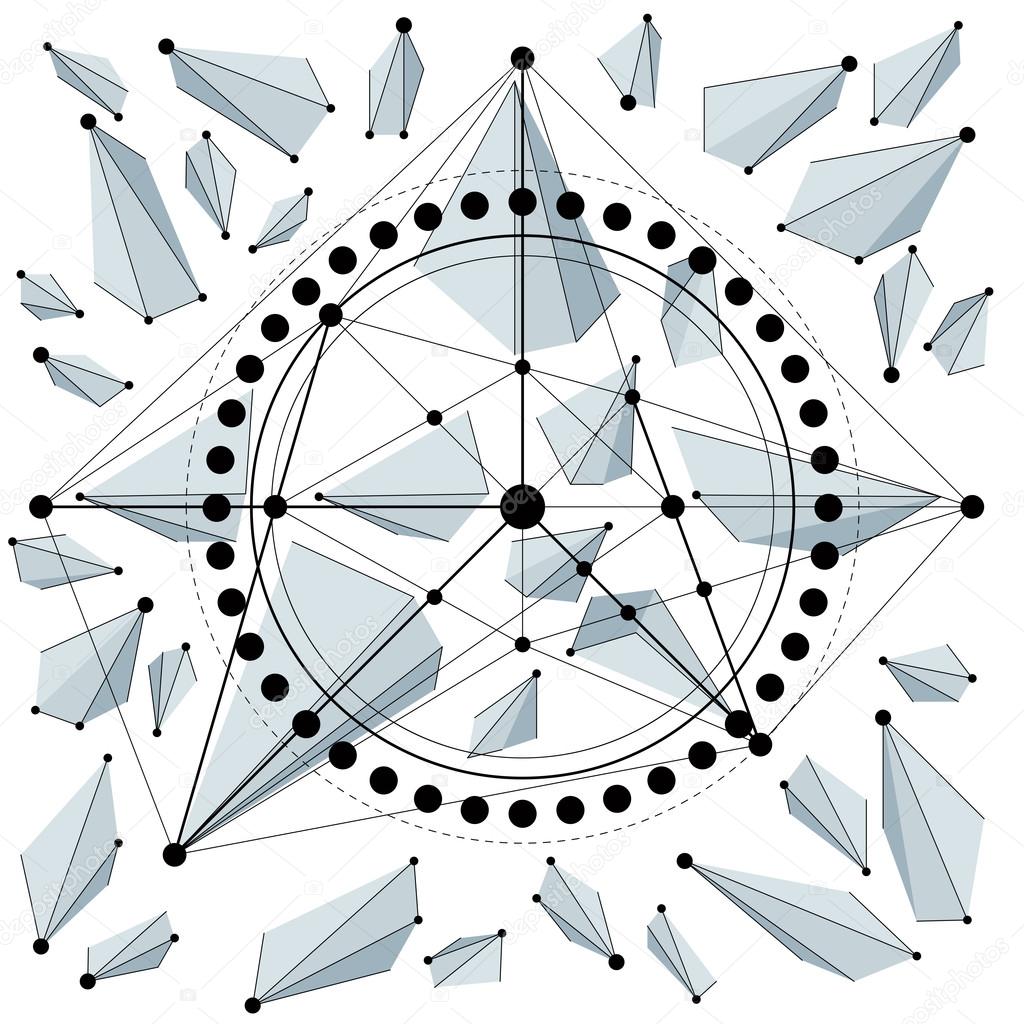 Future technology drawing, industrial wallpaper Stock Vector by ...