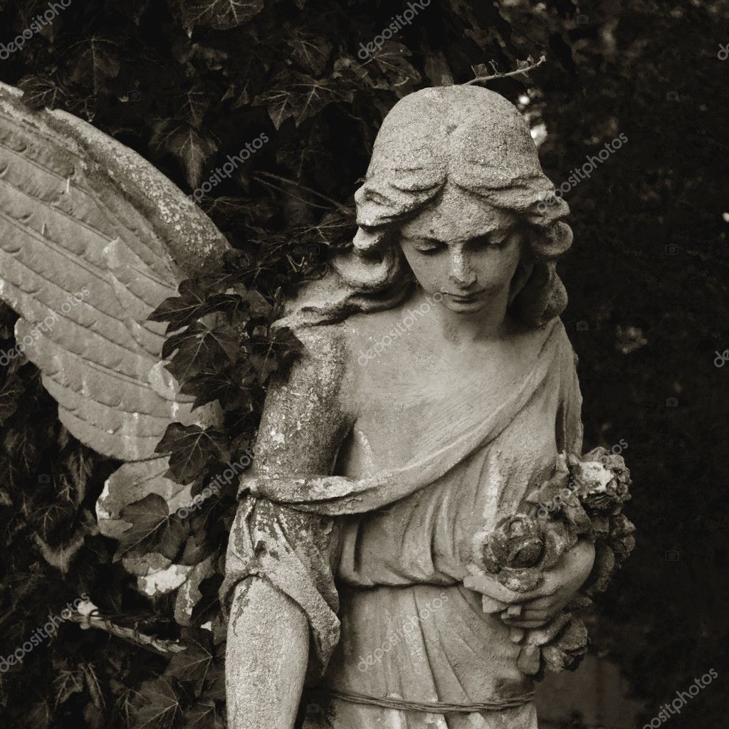 Sad Angel Statue