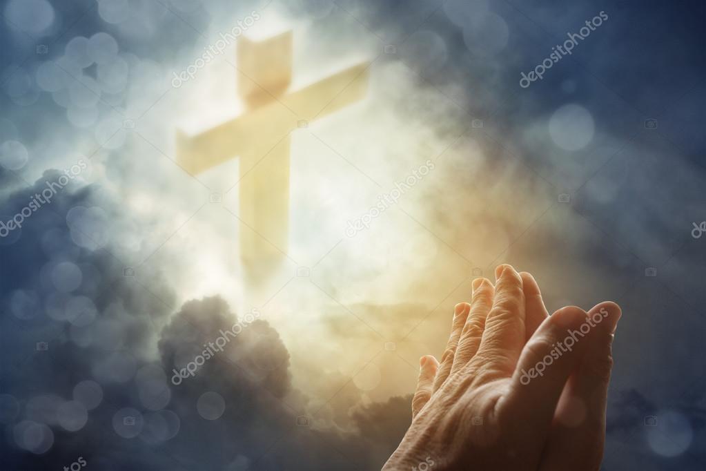 Praying Hands With Cross