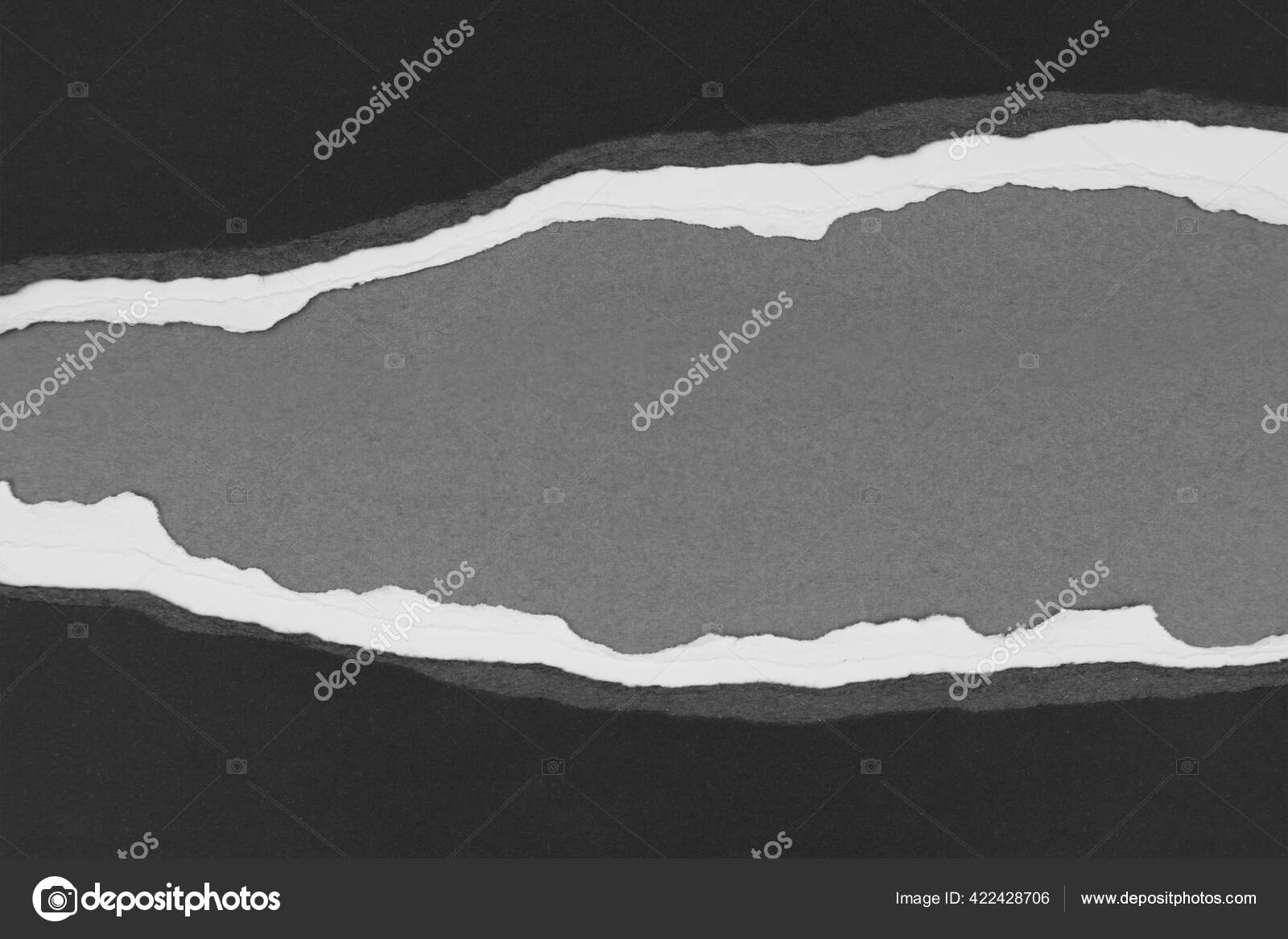 Ripped Paper Grey Background Space Copy — Stock Photo © stillfx #422428706