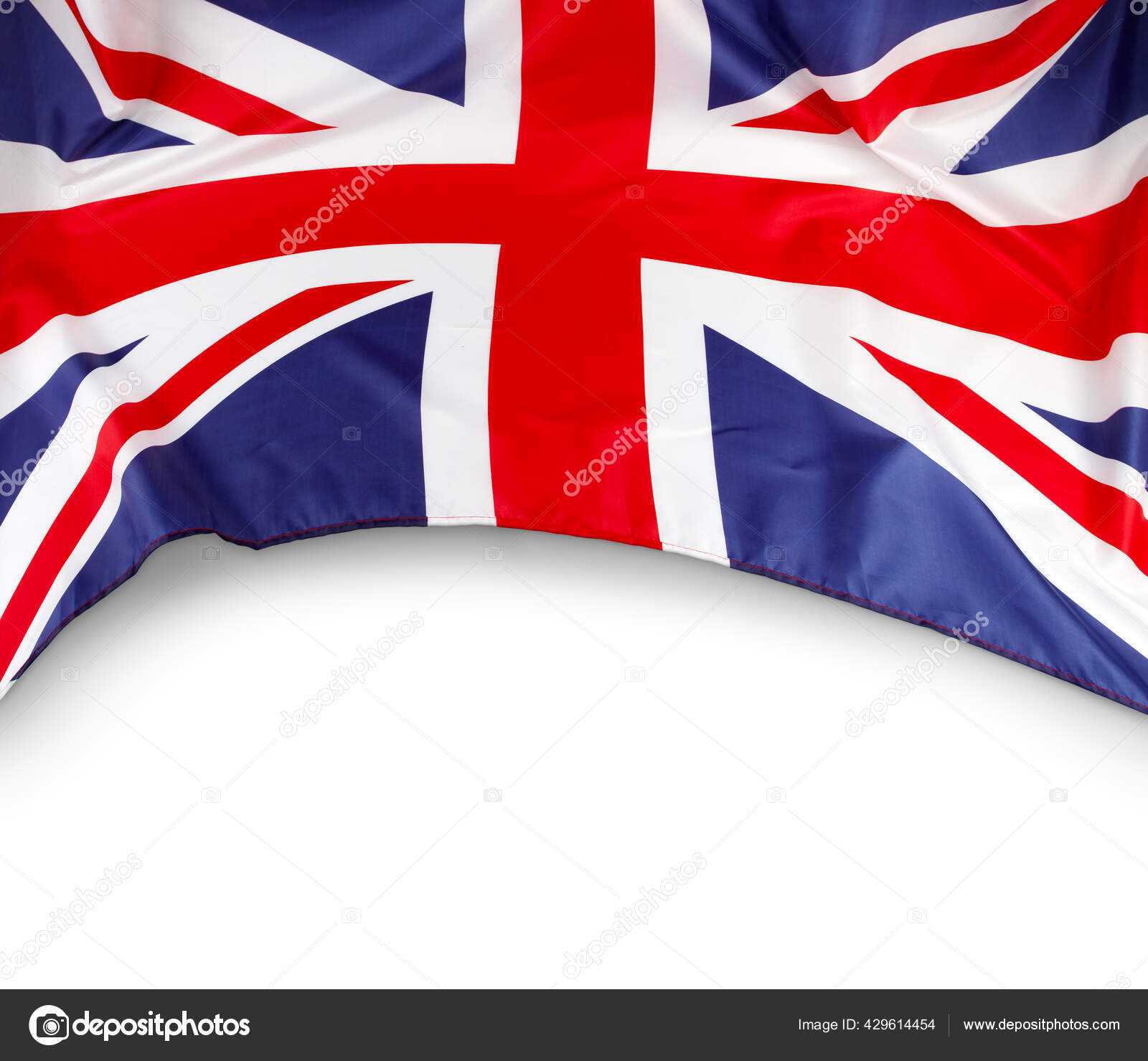 Union Jack Flag White Background Stock Photo by ©stillfx 429614454