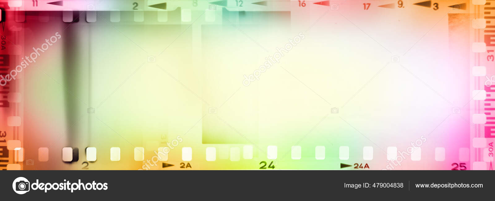 Colorful Film Negative Frames Background — Stock Photo © stillfx #479004838