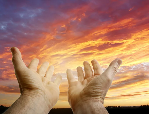 Hands in sky — Stock Photo © stillfx #86582950