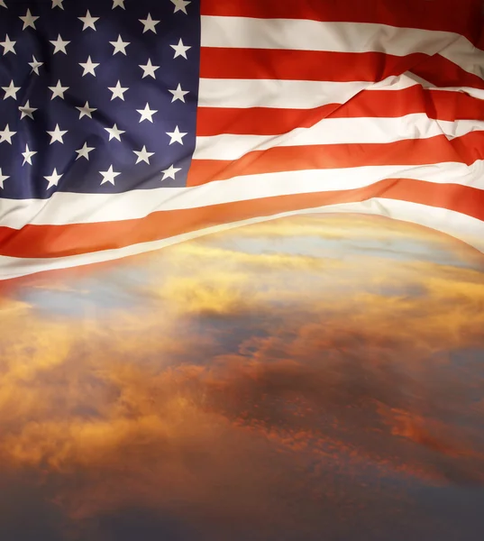 American flag in sky — Stock Photo © stillfx #315505568