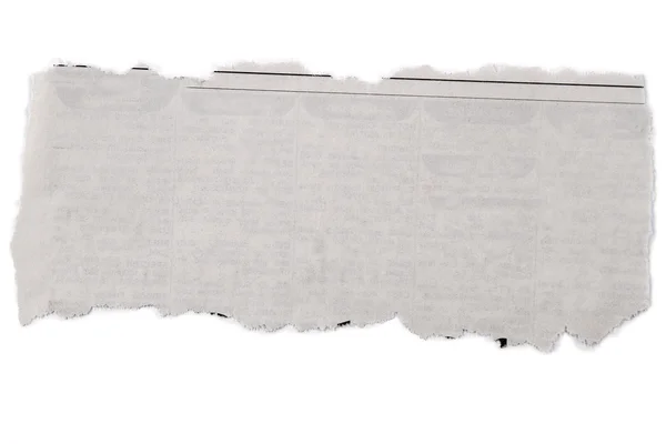 Torn Newspaper Clipping