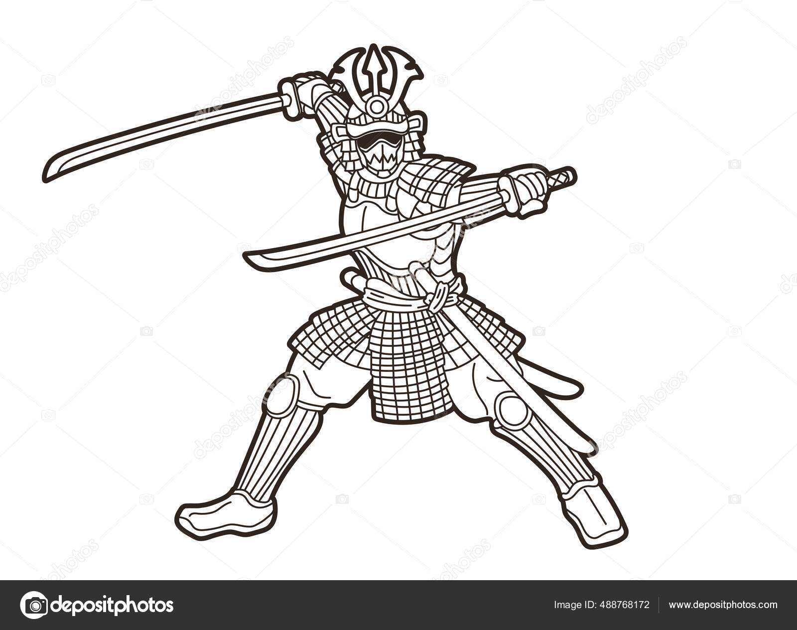 Samurai Cartoon Armor