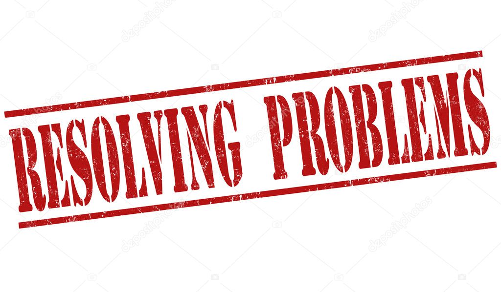 Resolving problems stamp Stock Vector by ©roxanabalint 100872038