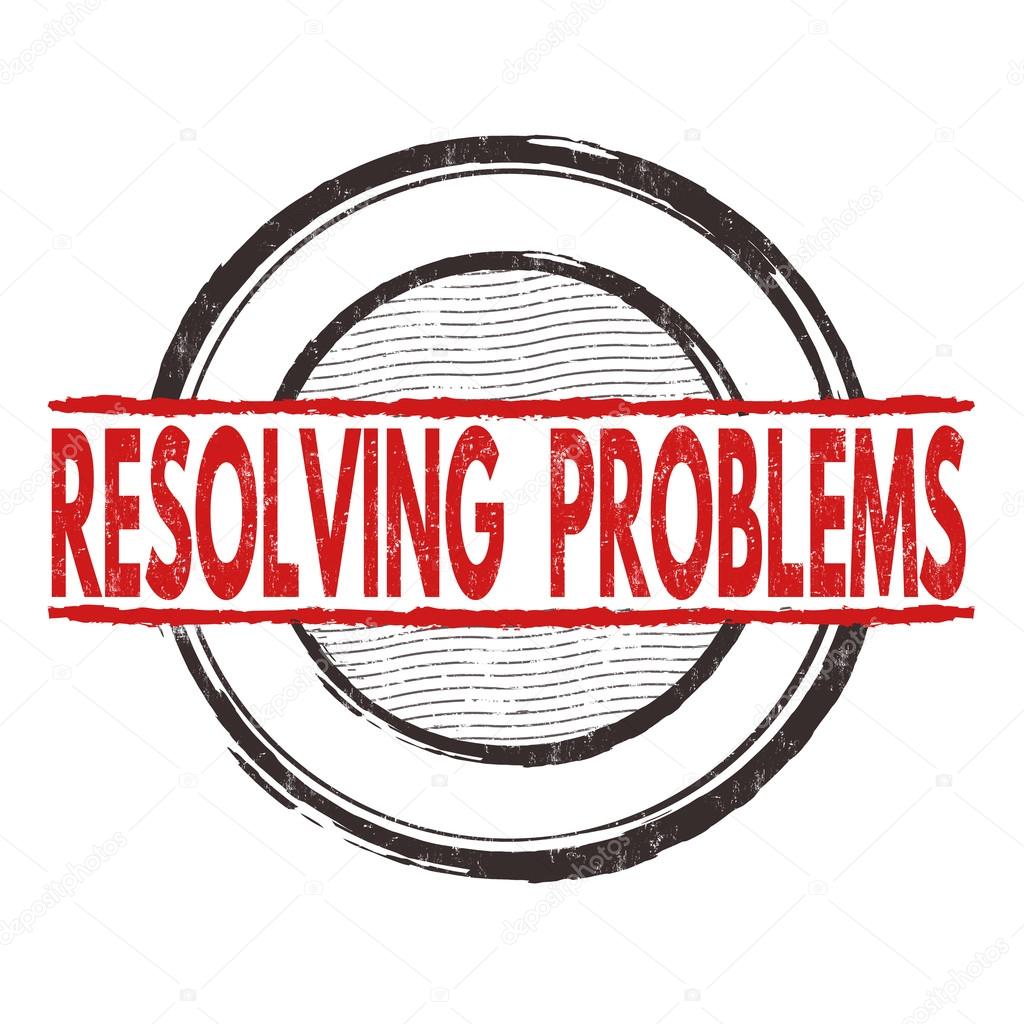 Resolving problems stamp Stock Vector by ©roxanabalint 100872800