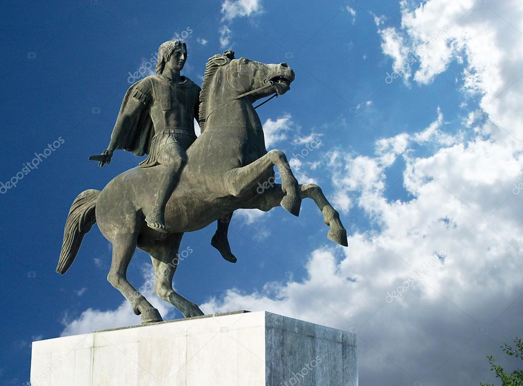 Statue of Alexander the Great — Stock Photo © roxanabalint #104787420
