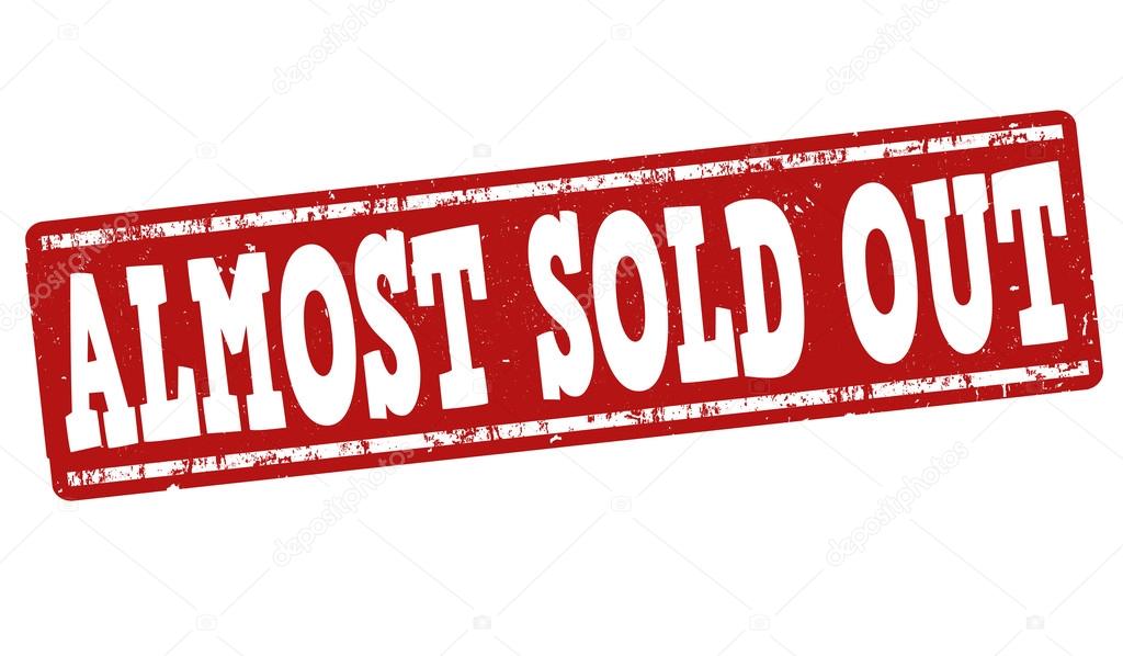 Almost sold out stamp Stock Vector Image by ©roxanabalint #105012294