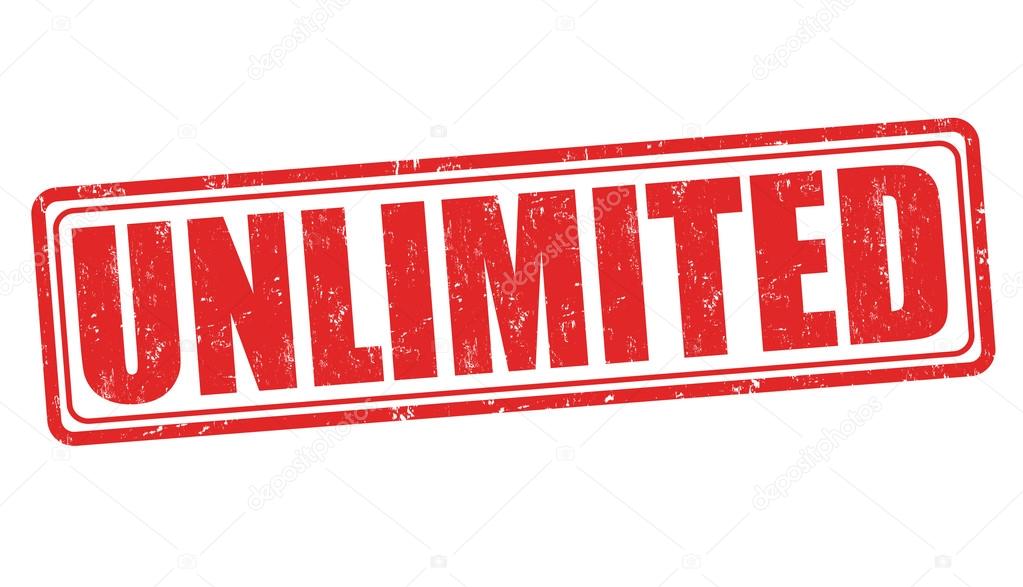 Unlimited sign or stamp Stock Vector Image by ©roxanabalint #111128602
