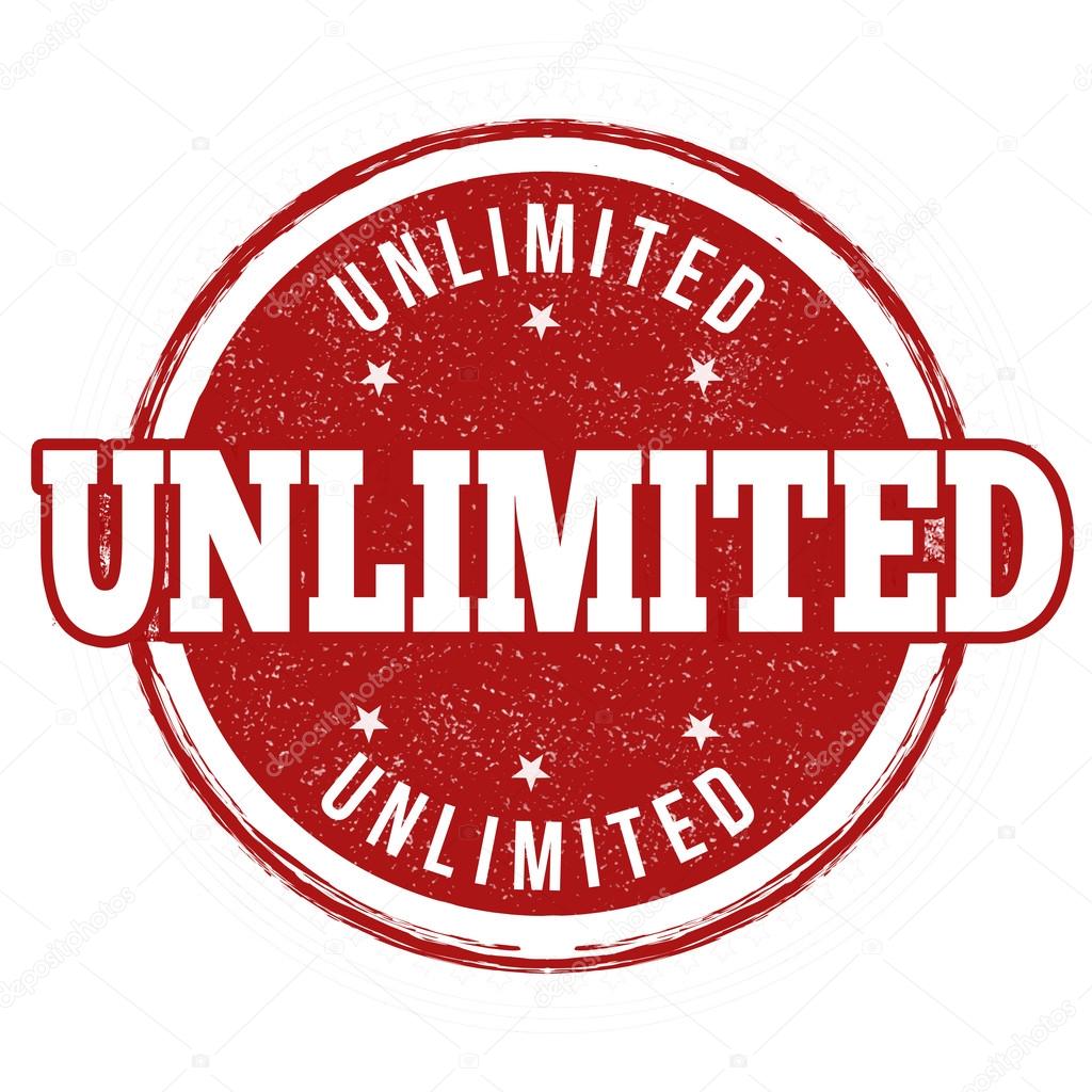 Unlimited sign or stamp Stock Vector Image by ©roxanabalint #111128746