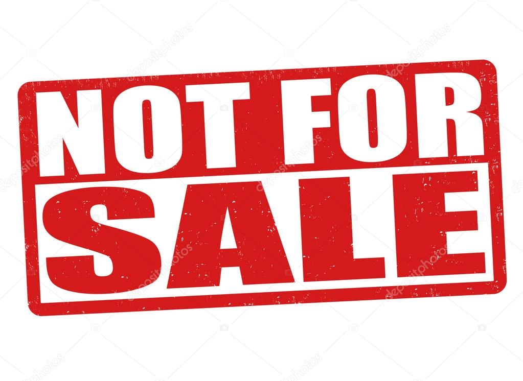 Not for sale stamp ⬇ Vector Image by © roxanabalint | Vector Stock ...
