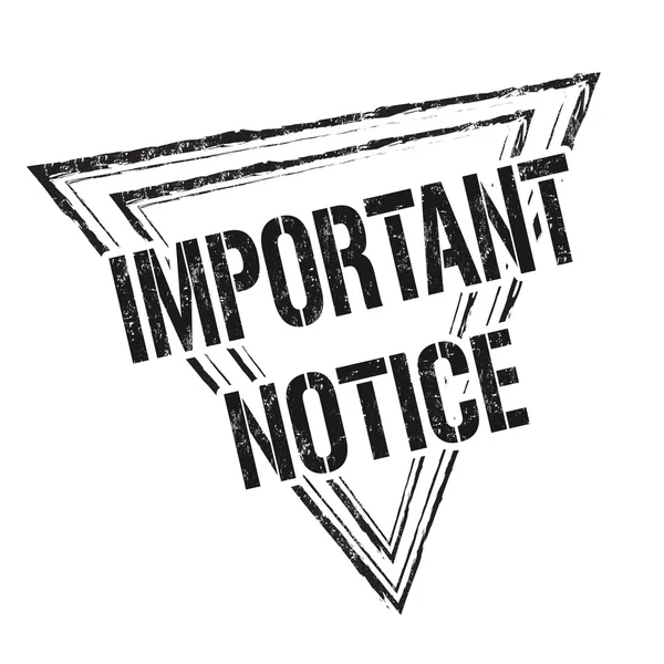 Important notice stamp Stock Vector by ©roxanabalint 57864023
