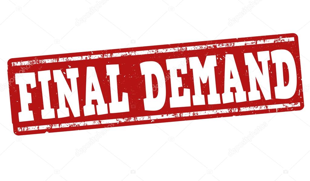 Final demand stamp Stock Vector Image by ©roxanabalint #118953046