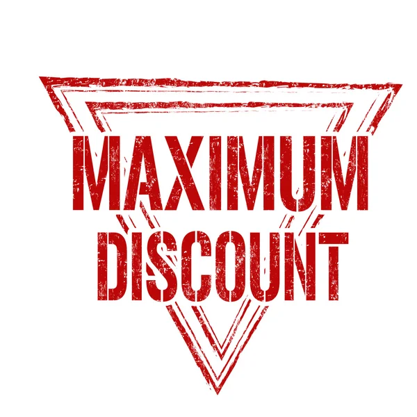 Maximum discount stamp Stock Vector by ©roxanabalint 120168810