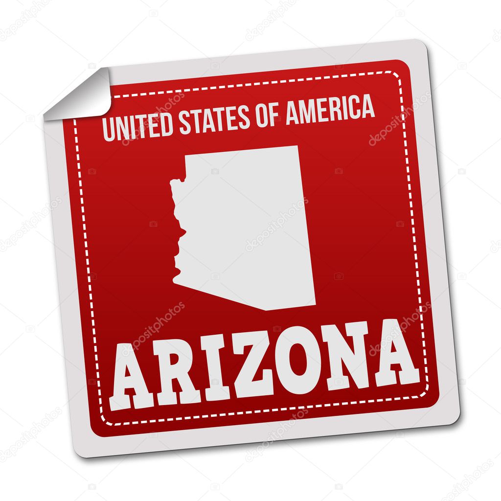 Arizona sticker or label Stock Vector by ©roxanabalint 120267026