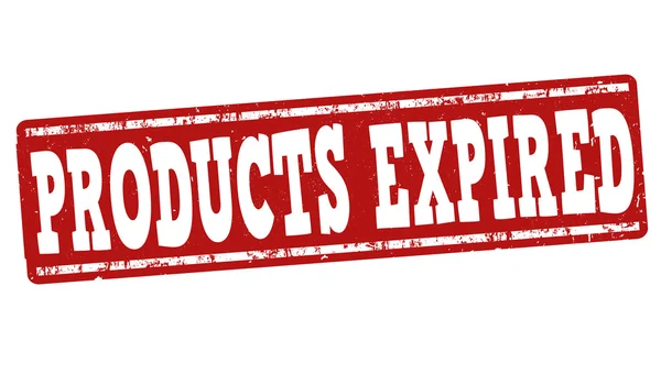 Products expired sign or stamp — Stock Vector © roxanabalint #120982596