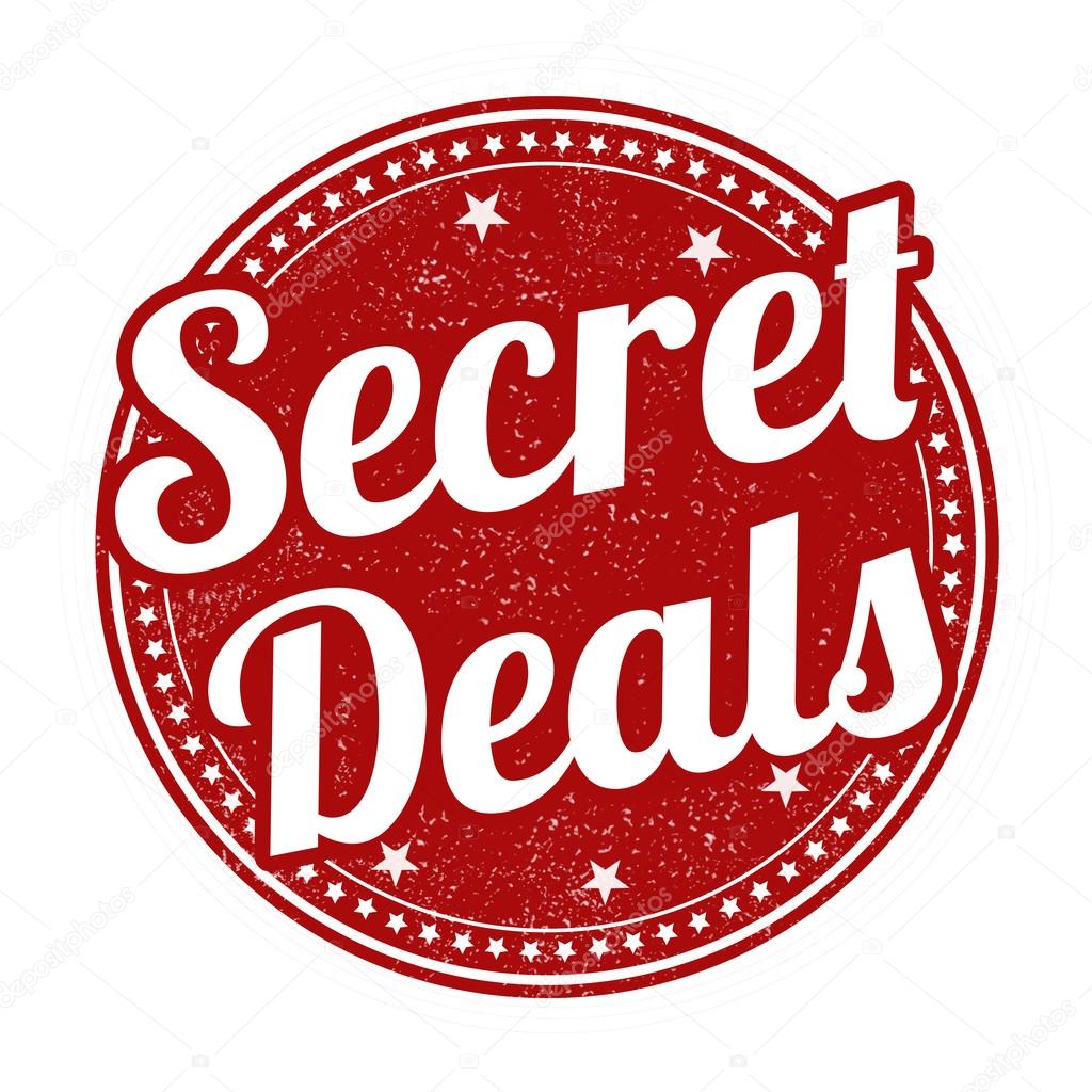 Secret deals stamp Stock Vector Image by ©roxanabalint #122556126