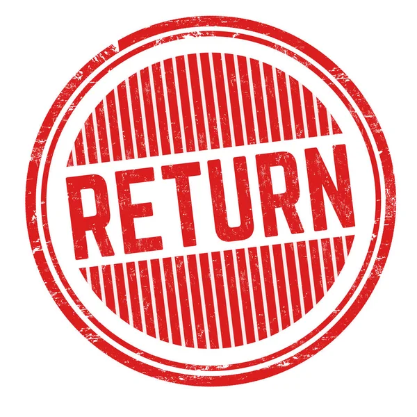 Please return stamp Stock Vector by ©roxanabalint 118826014