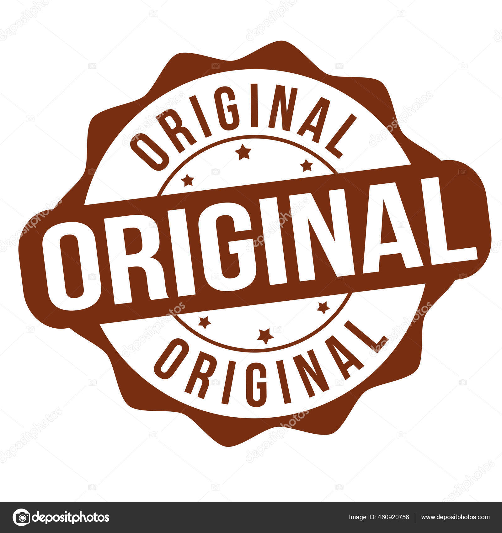 Original Grunge Rubber Stamp White Background Vector Illustration Stock ...