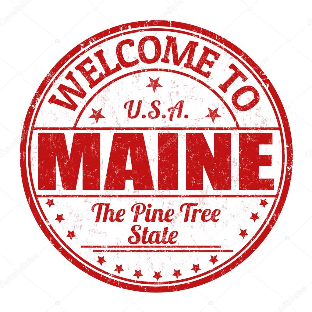 Maine State Sign