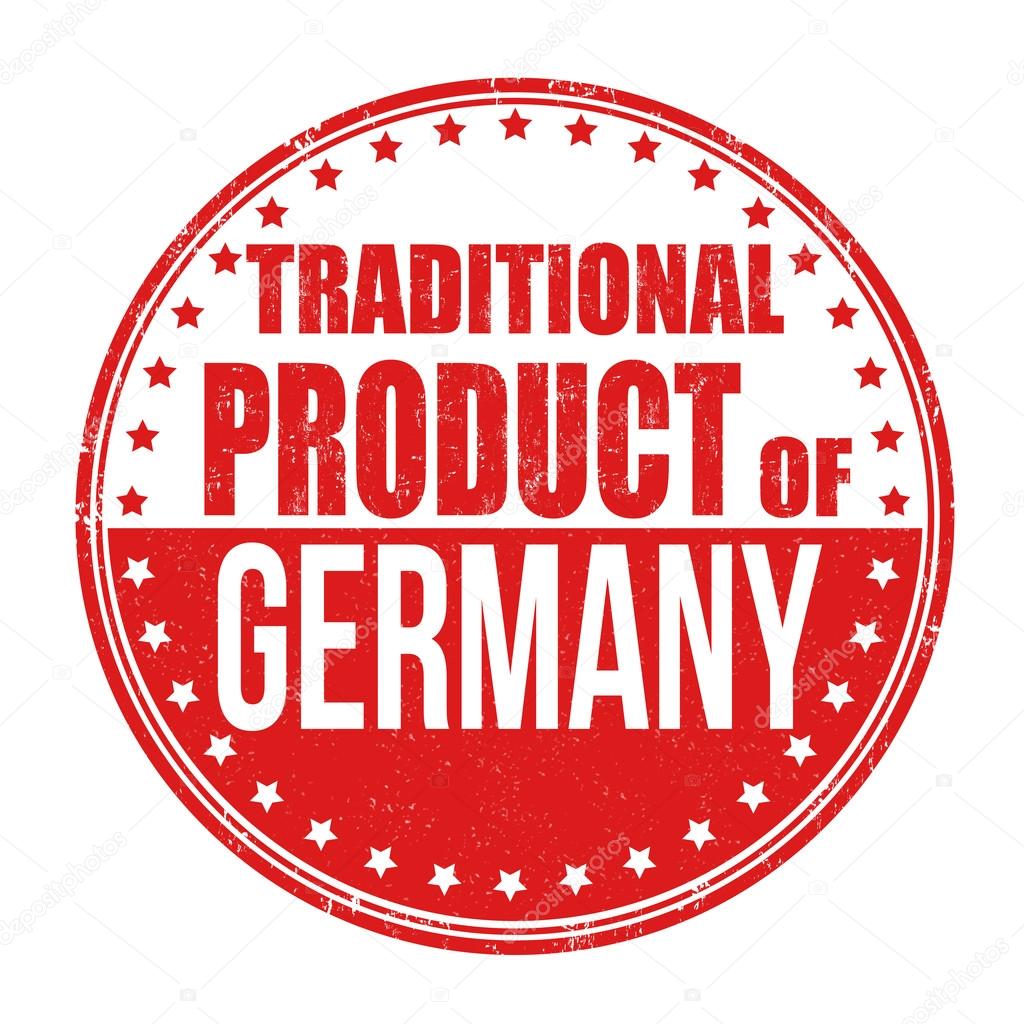 Traditional product of Germany stamp Stock Vector Image by ...