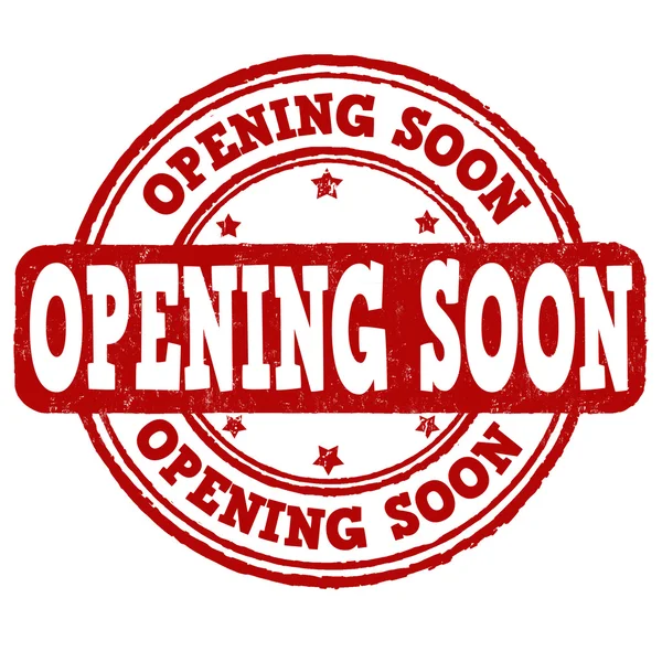 Opening soon stamp — Stock Vector © roxanabalint #54122965