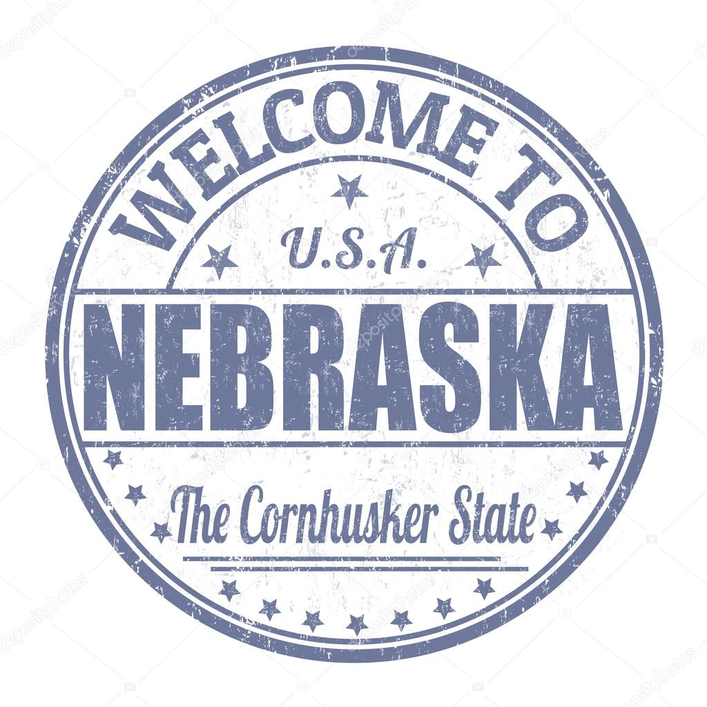 Welcome to Nebraska stamp Stock Vector Image by ©roxanabalint #55060873