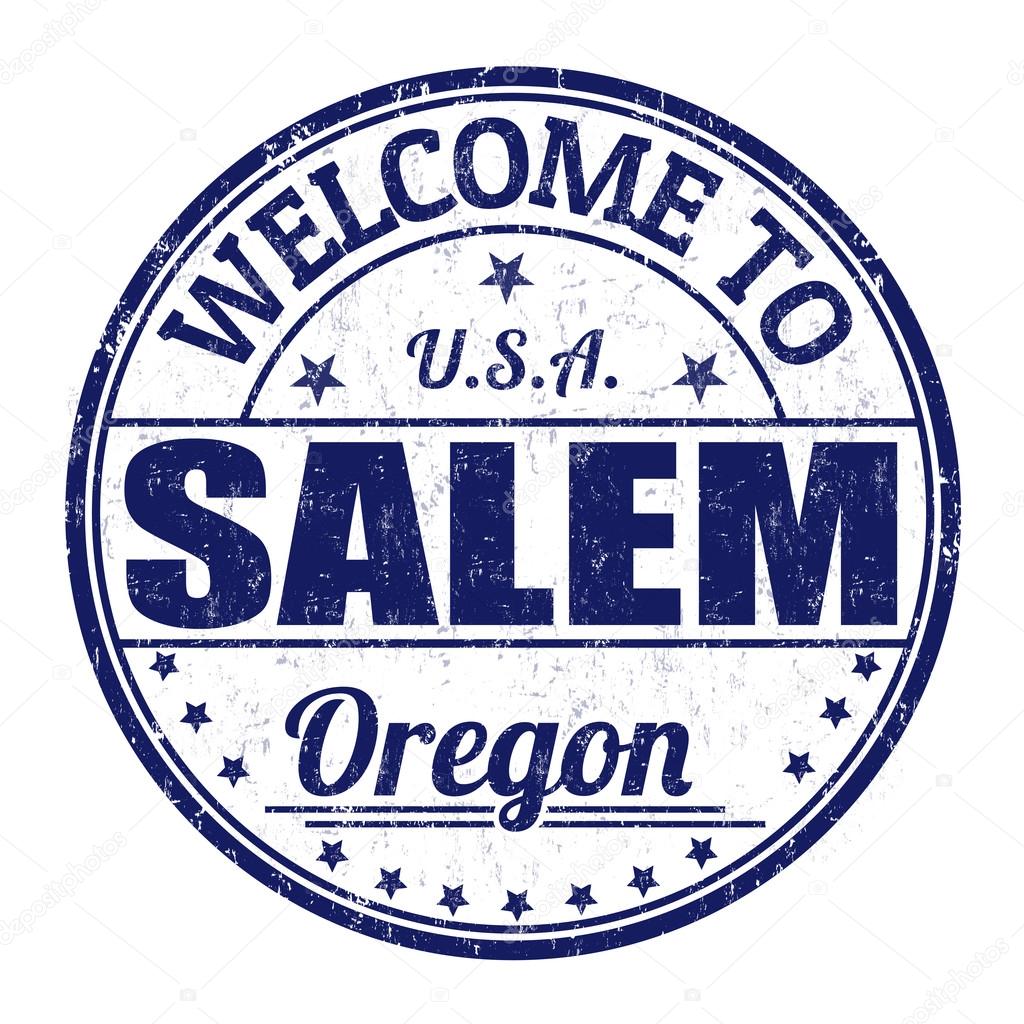 Welcome to Salem stamp Stock Vector Image by ©roxanabalint #56584431