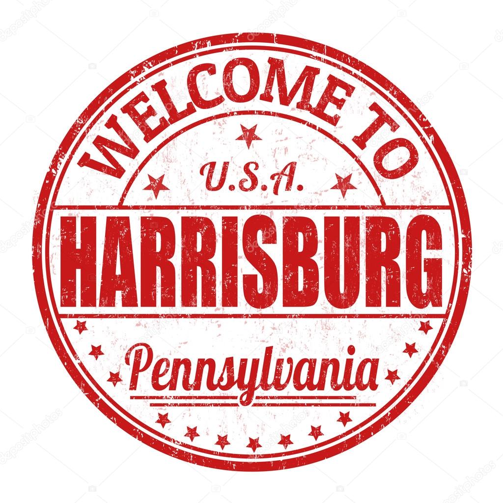 Welcome to Harrisburg stamp Stock Vector Image by ©roxanabalint #56584607