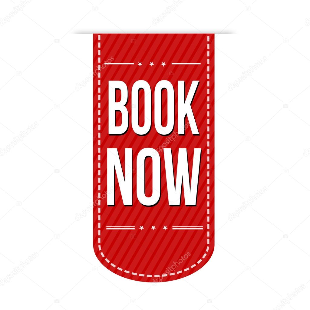 Book now banner design Stock Vector Image by ©roxanabalint #59918361