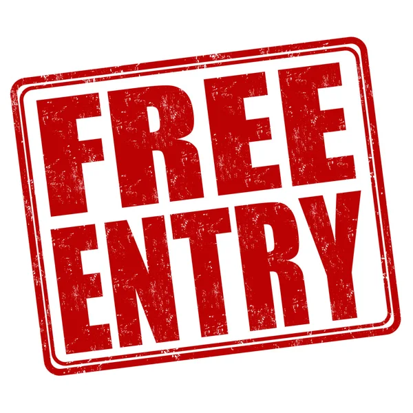 Entrada libre imágenes de stock de arte vectorial | Depositphotos