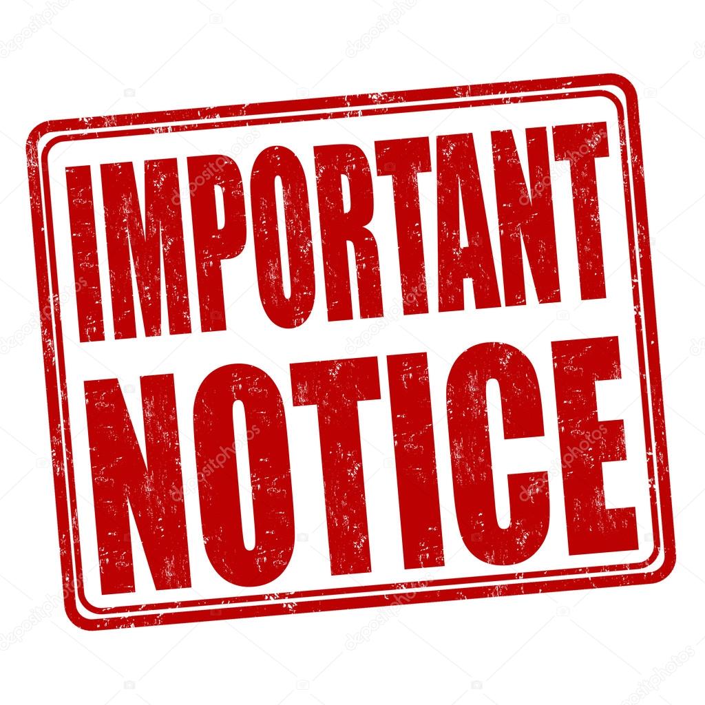 Important Notice Stamp