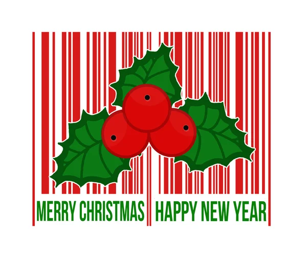 Merry Christmas barcode with Santa inside Stock Vector Image by ...