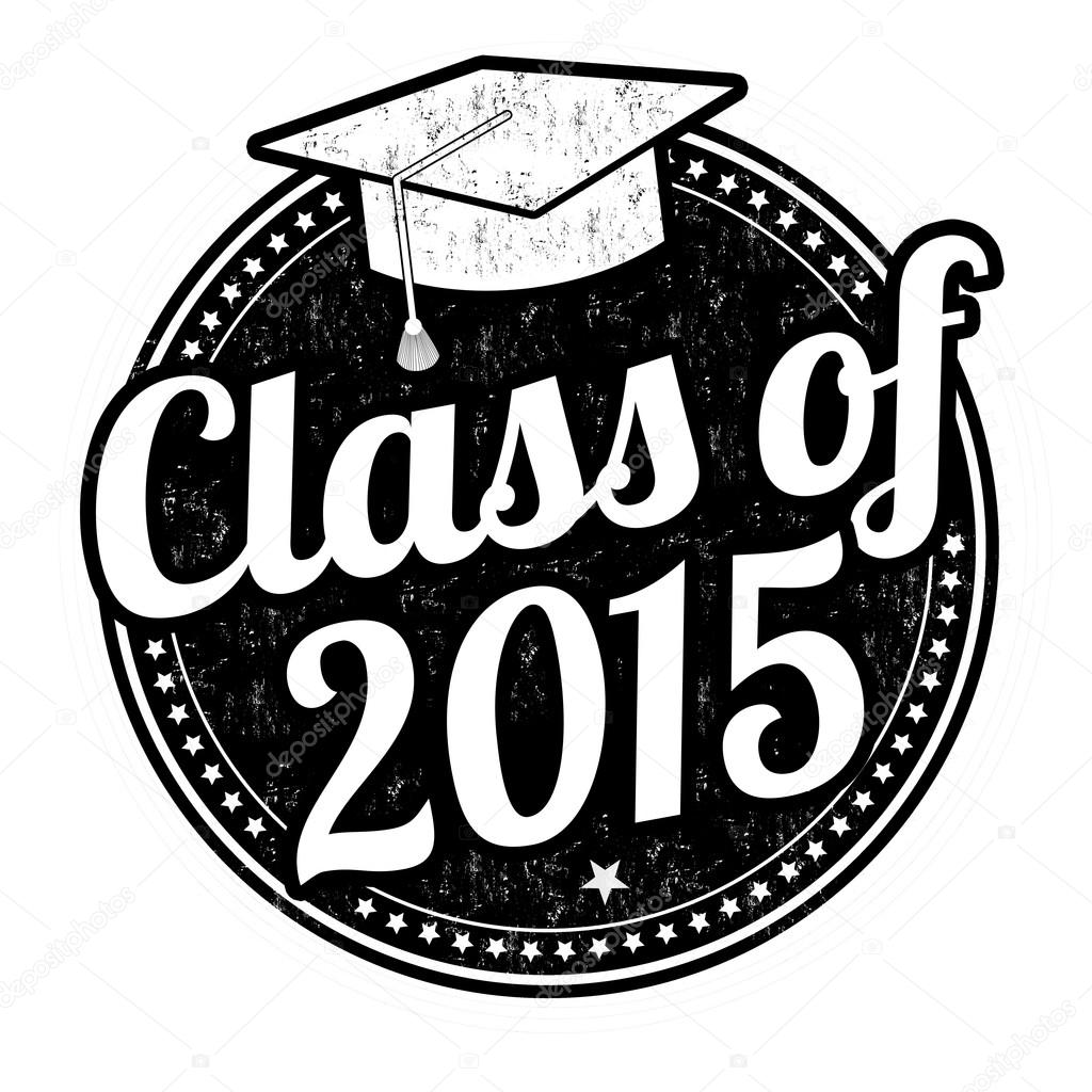 Class of 2015 stamp — Stock Vector © roxanabalint #60681937